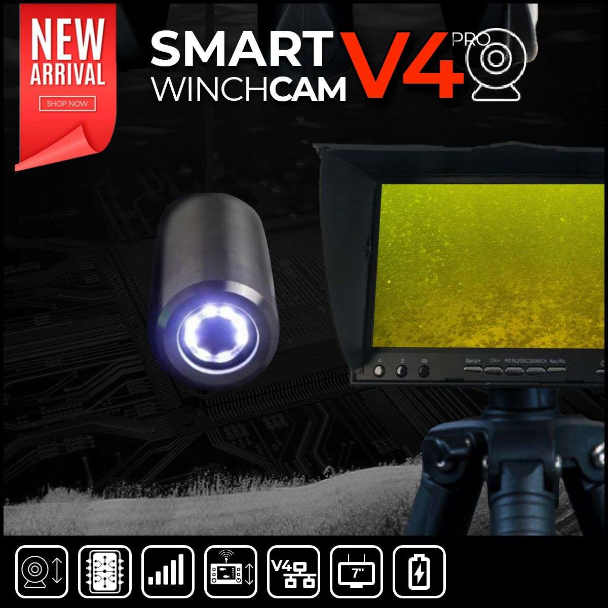 Smart Winch Cam V4 Pro | Carplounge Tackle